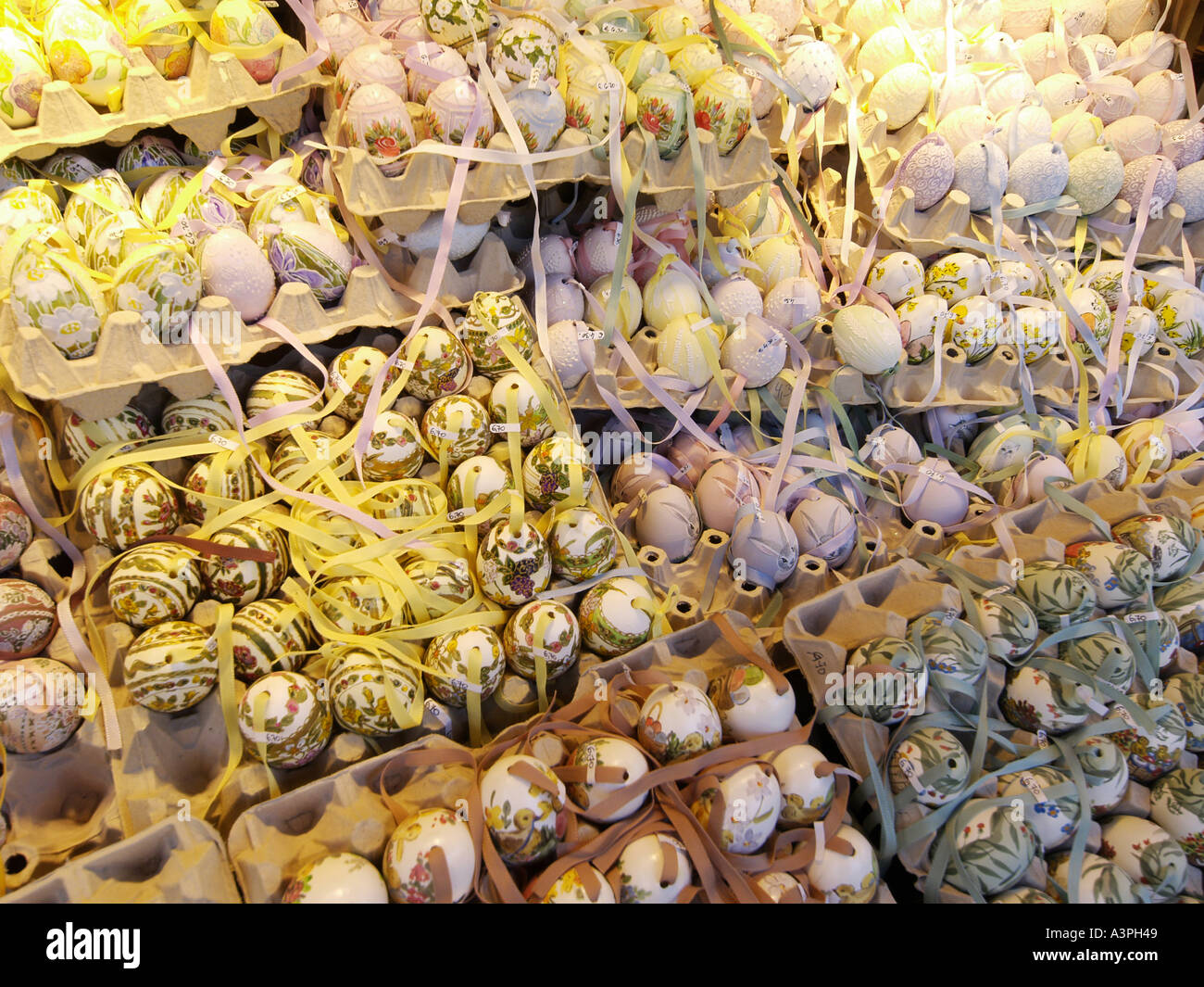 Vienna, Easter market at Schoenbrunn castle Stock Photo - Alamy