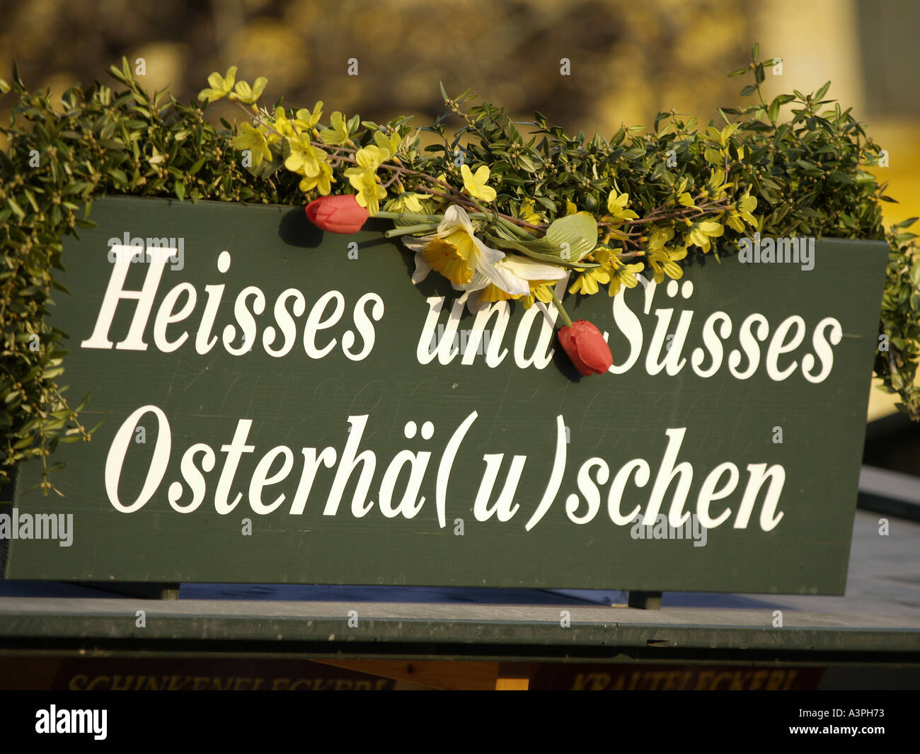 Vienna, Easter market at Schoenbrunn castle Stock Photo - Alamy