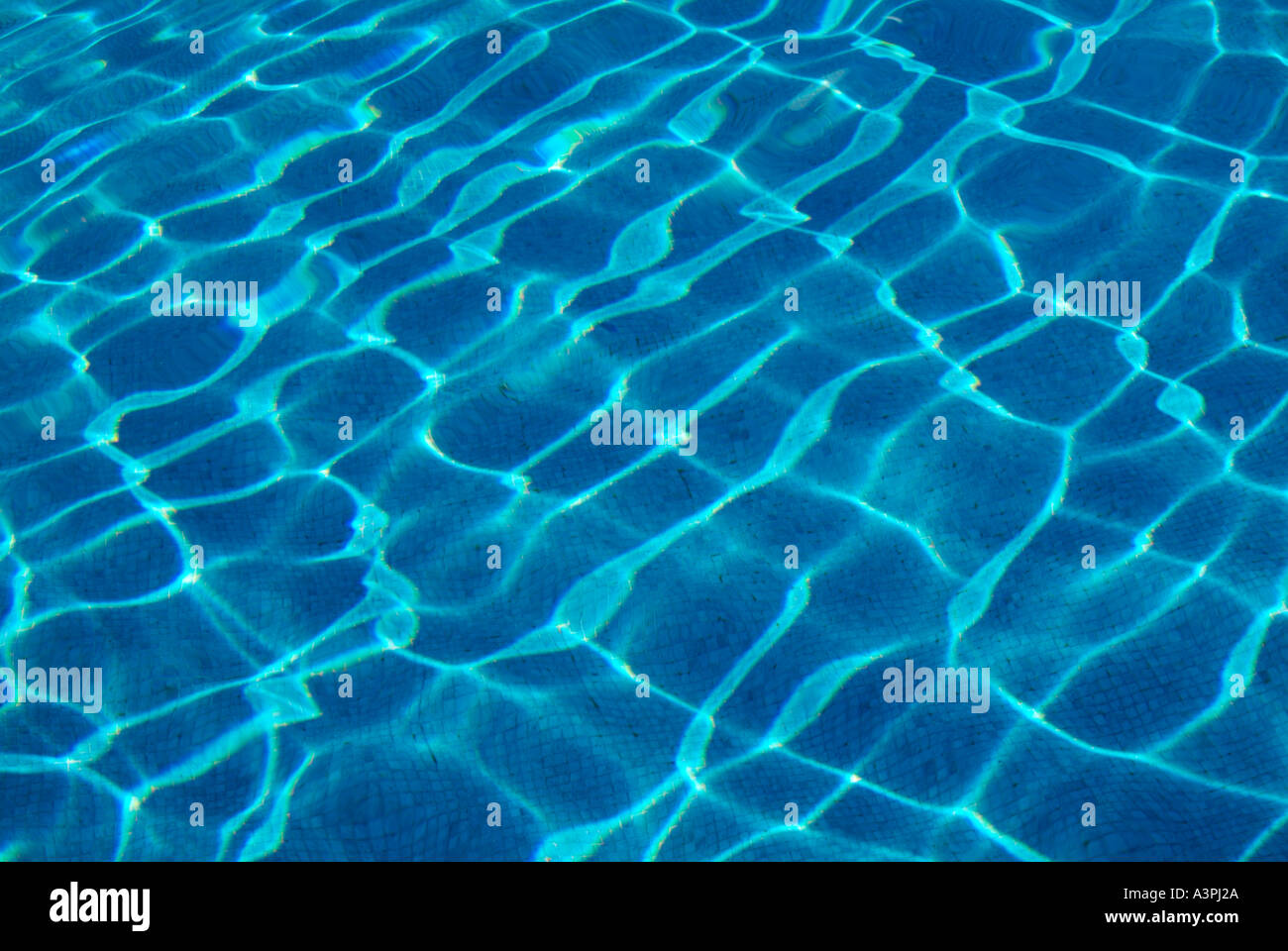 Ripples and water patterns in a swimming pool Stock Photo - Alamy