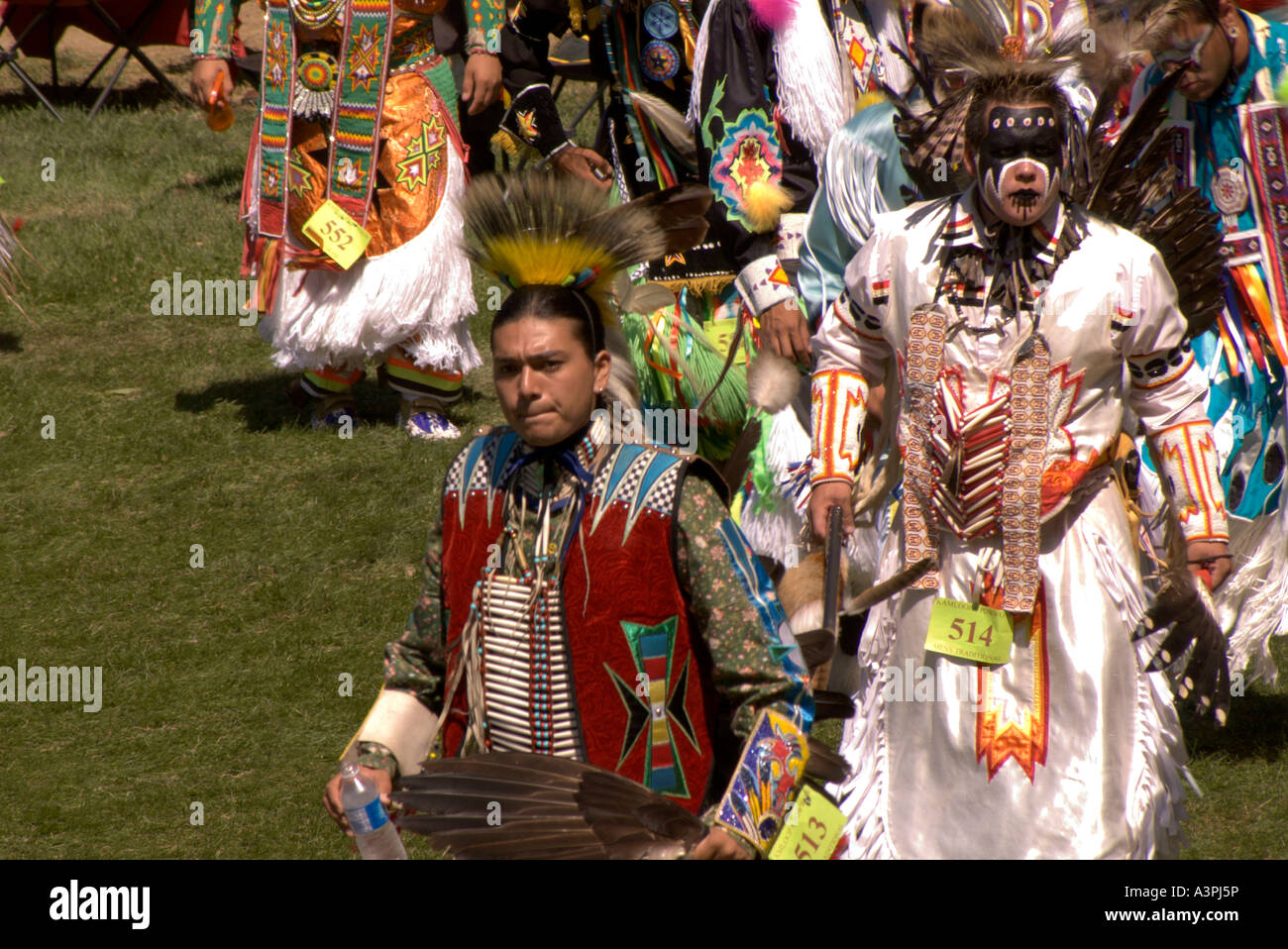 Canada, British Columbia, Kamloops, Kamloopa Pow Wow, Grand Entry ...