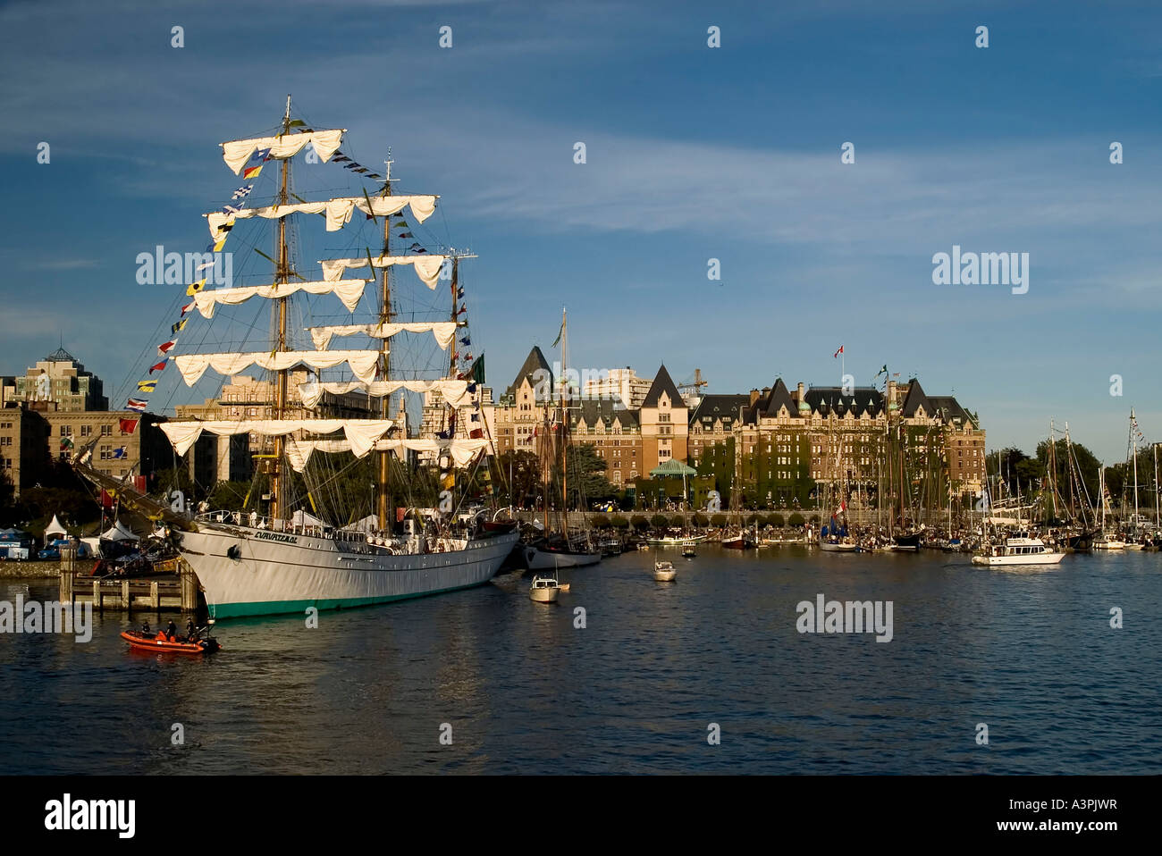 Canada British Columbia Victoria Mexican school barque Cuauhtemoc ...
