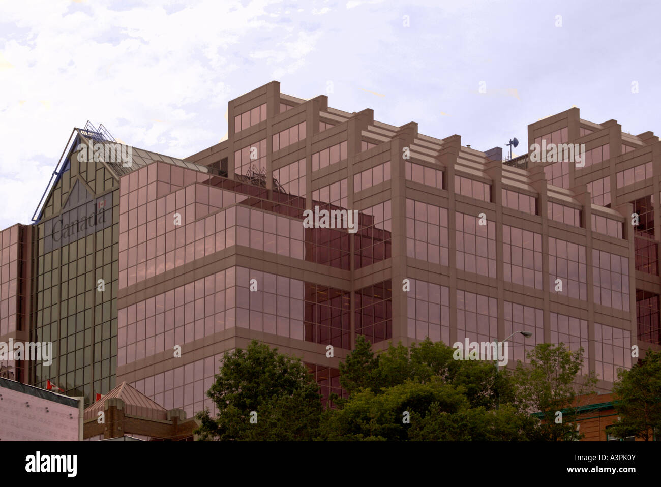 Canada, Alberta, Edmonton, Canada Place, Canadian government building ...