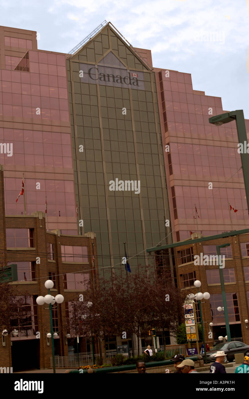 Canada, Alberta, Edmonton, Canada Place, Canadian government building ...