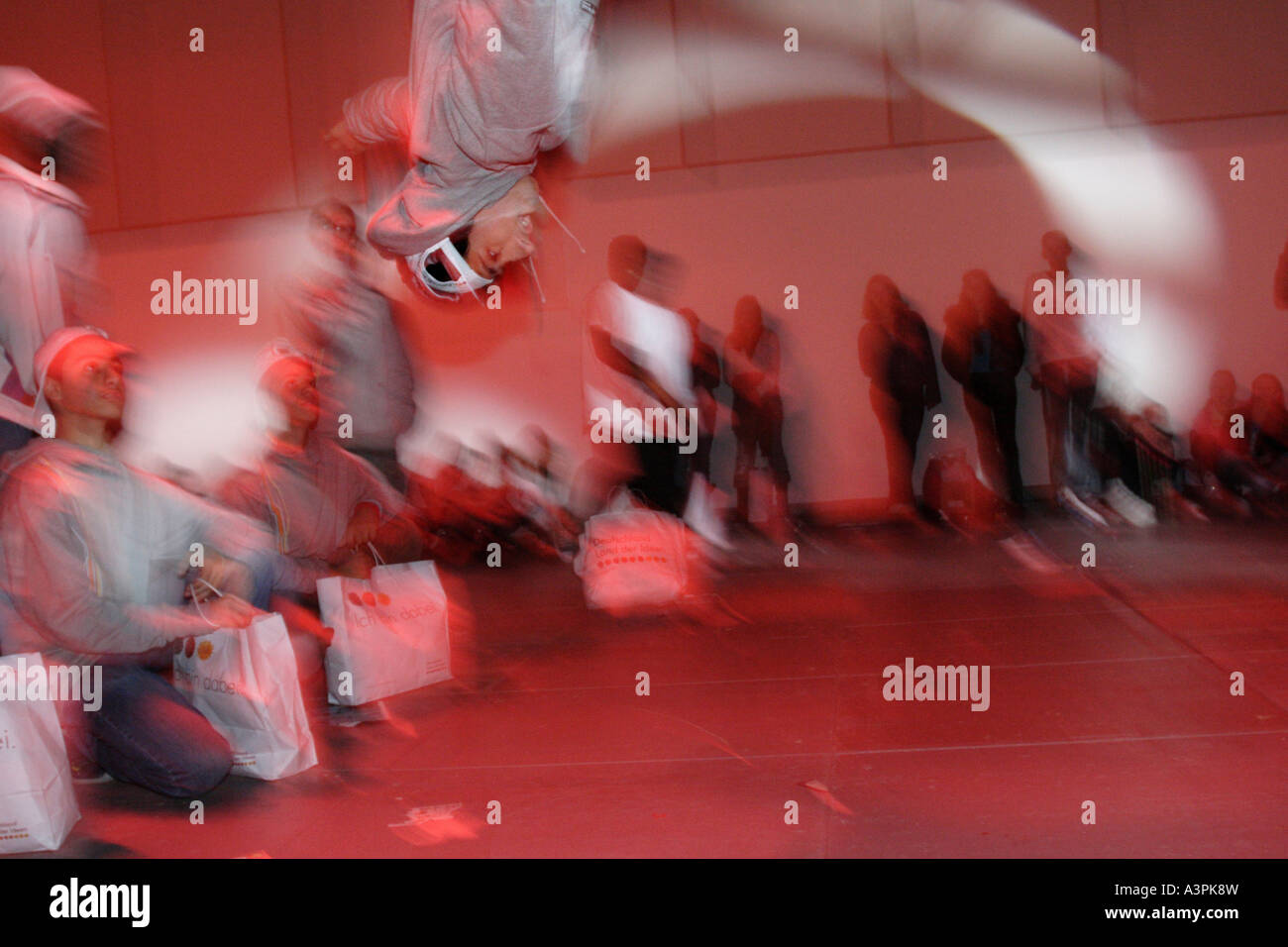 Break dance show at the Youth Fair YOU, Berlin, Germany Stock Photo - Alamy
