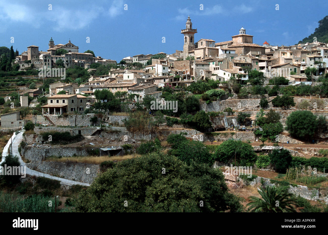 The village of Valldemossa, Mallorca, Spain Stock Photo - Alamy