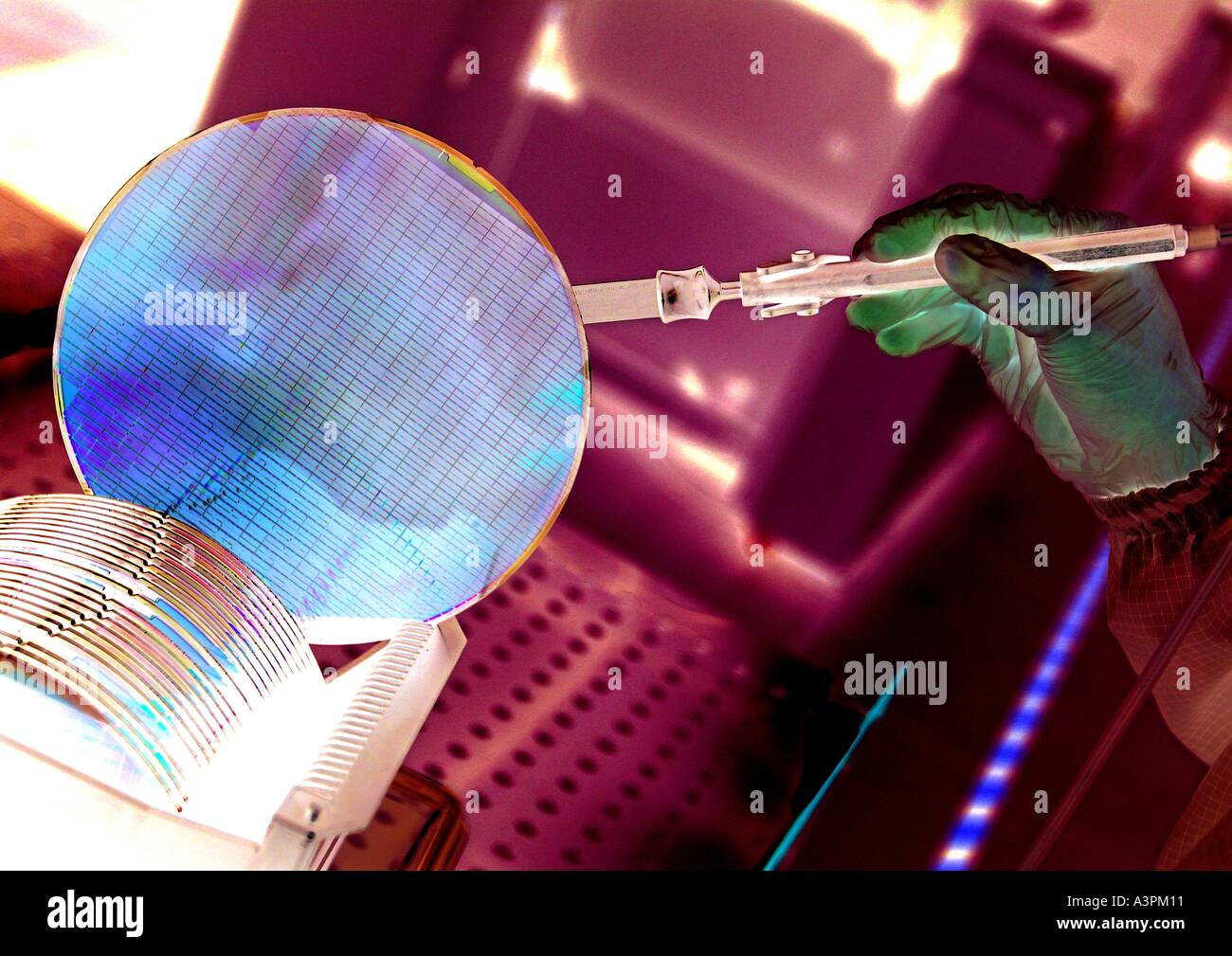 In Hitech Lab Stock Photo - Alamy