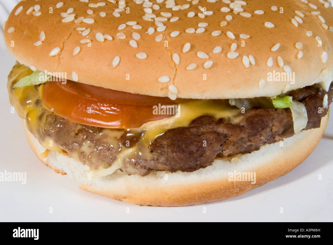 Hamburger Fast Food Stock Photo - Alamy