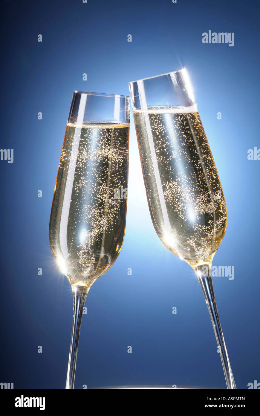 Champagne glasses Cut Out Stock Images & Pictures - Alamy