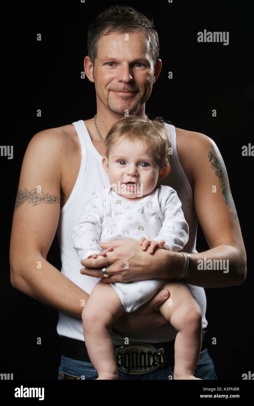 Father with his child Stock Photo - Alamy
