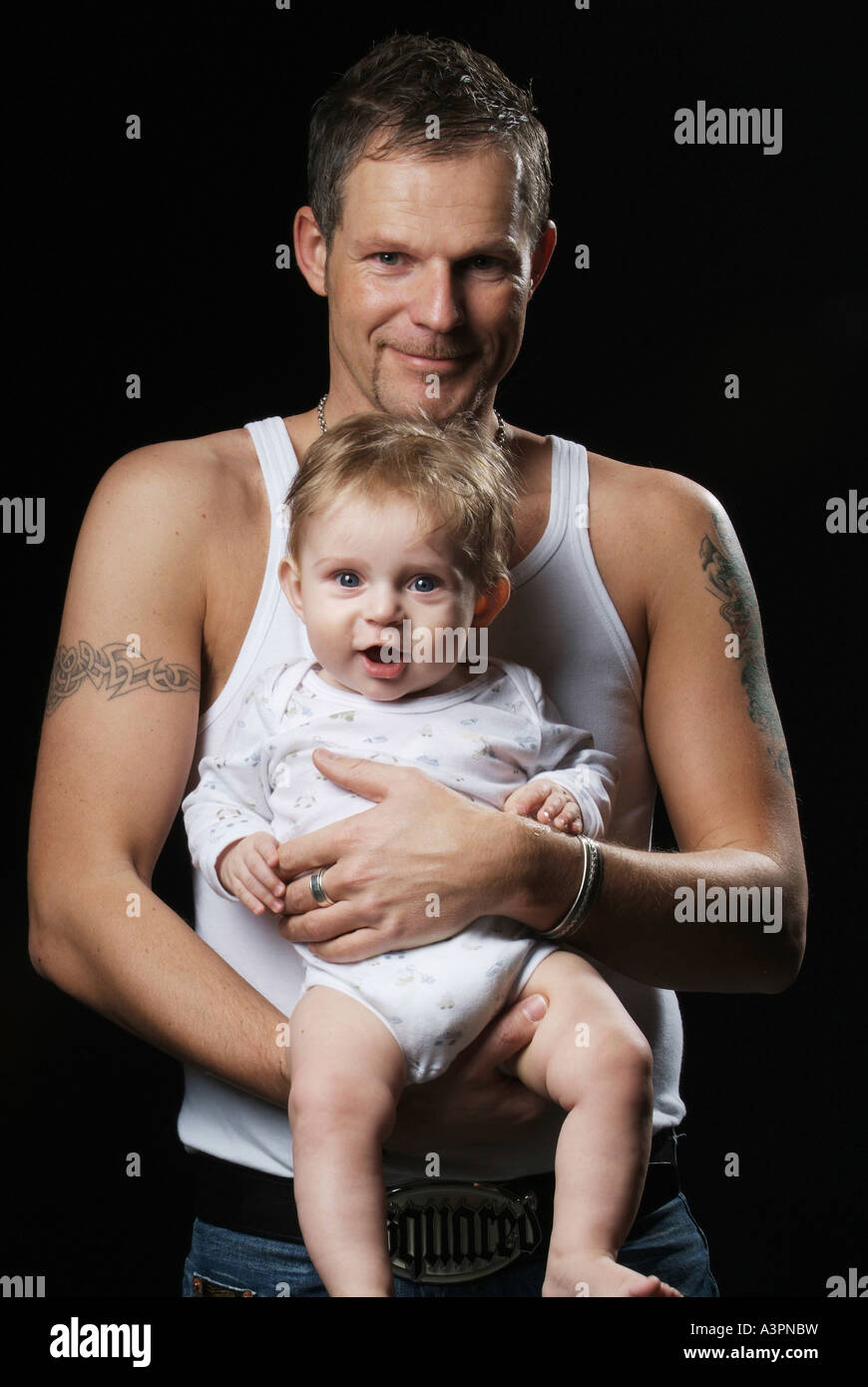 Father with his child Stock Photo - Alamy