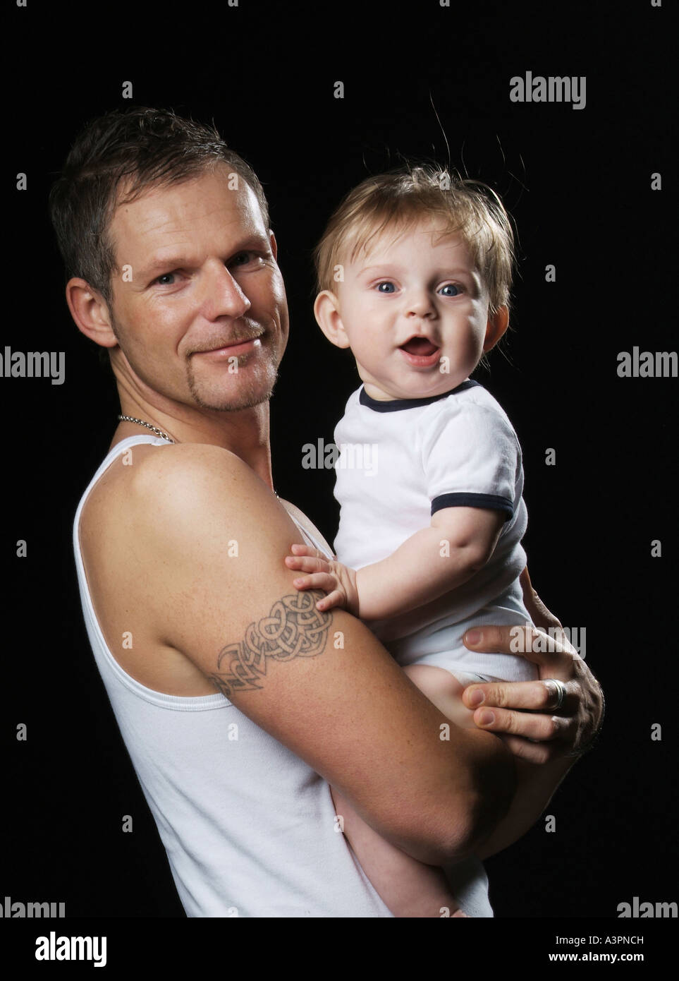 Father with his child Stock Photo - Alamy