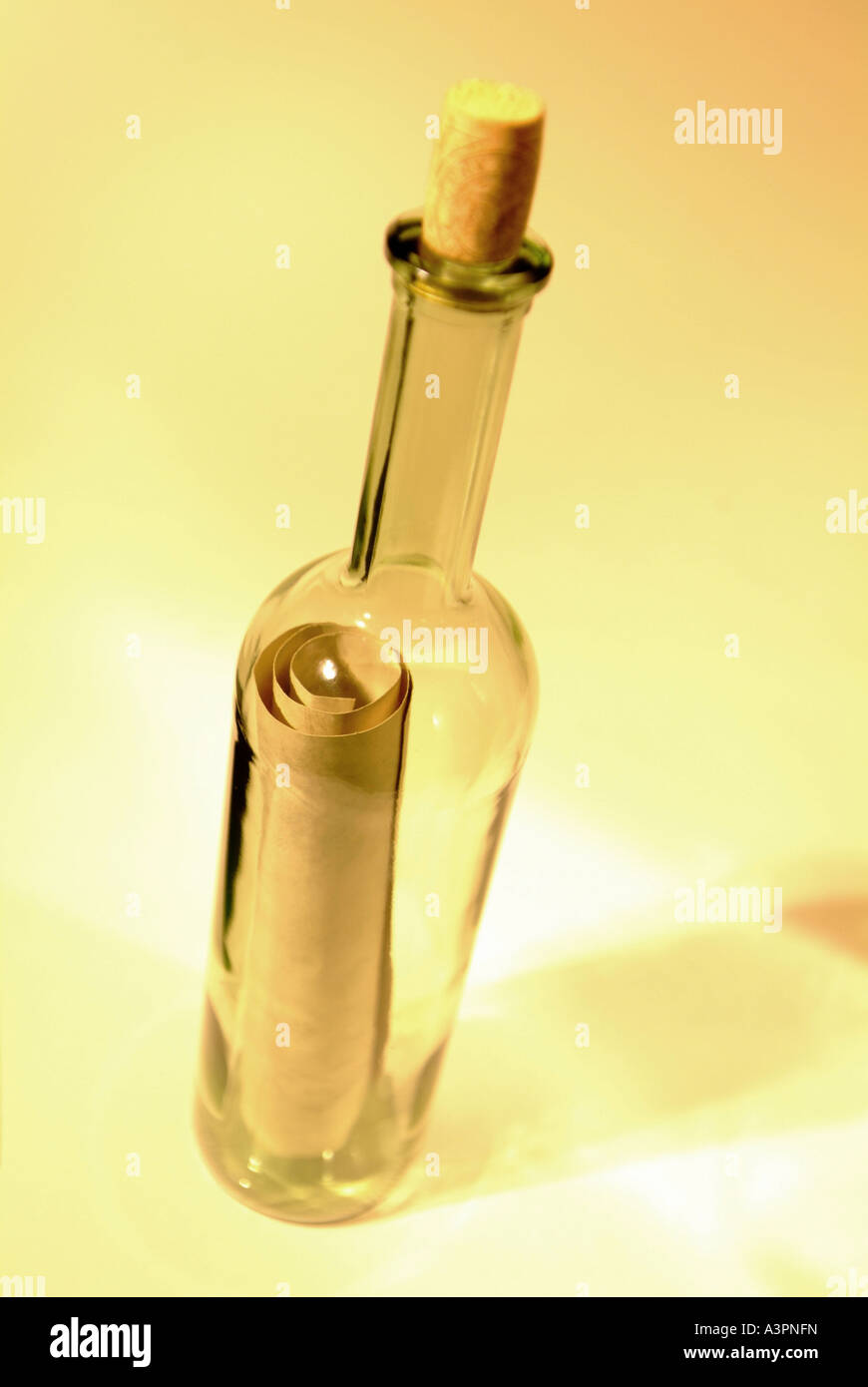 Message in a bottle Stock Photo - Alamy