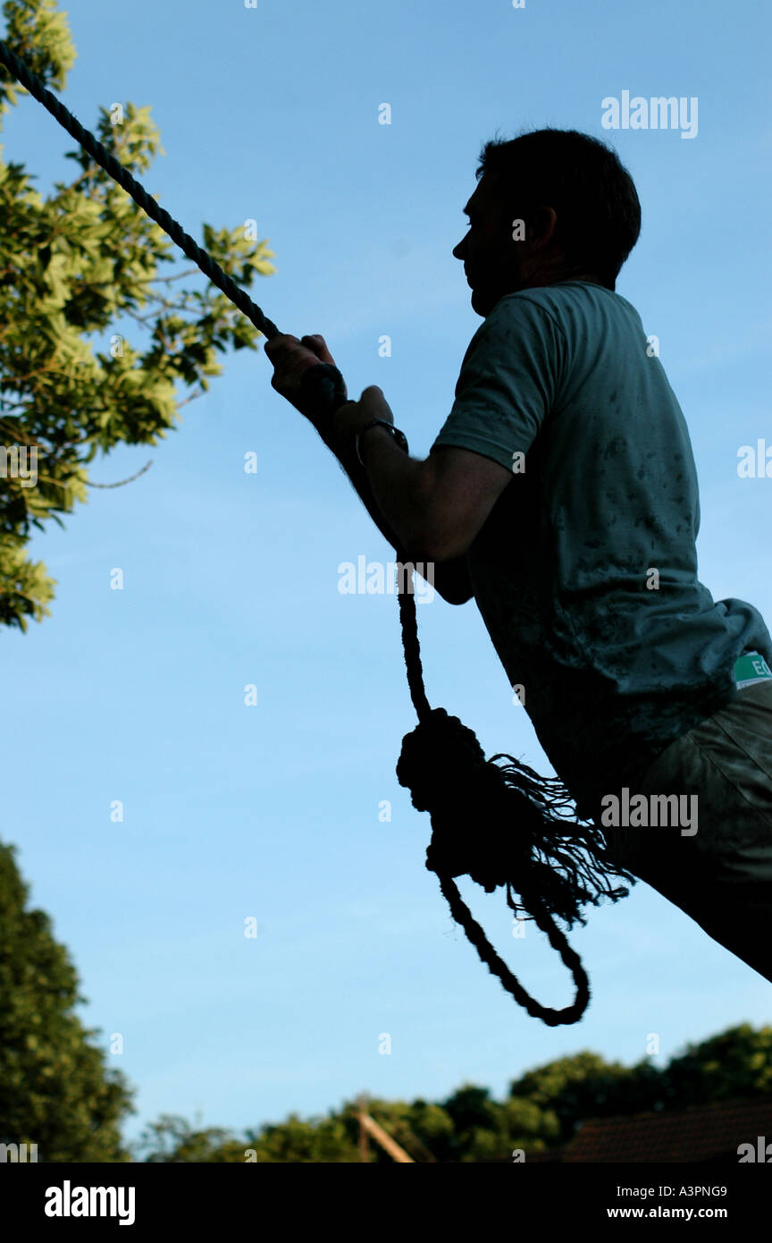 Tarzan swing hi-res stock photography and images - Alamy