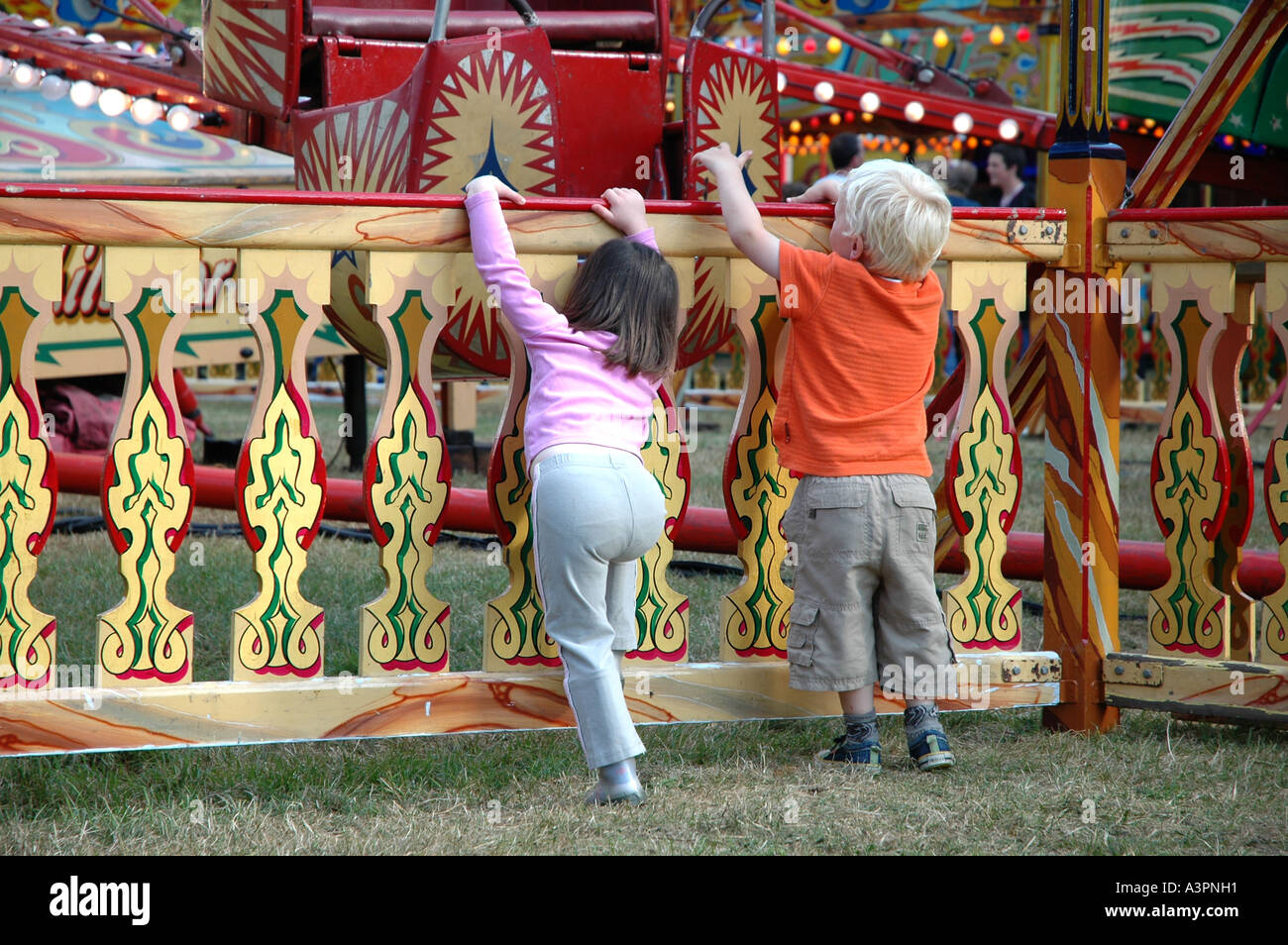 Kid boy child fair fairground uk hi-res stock photography and images ...