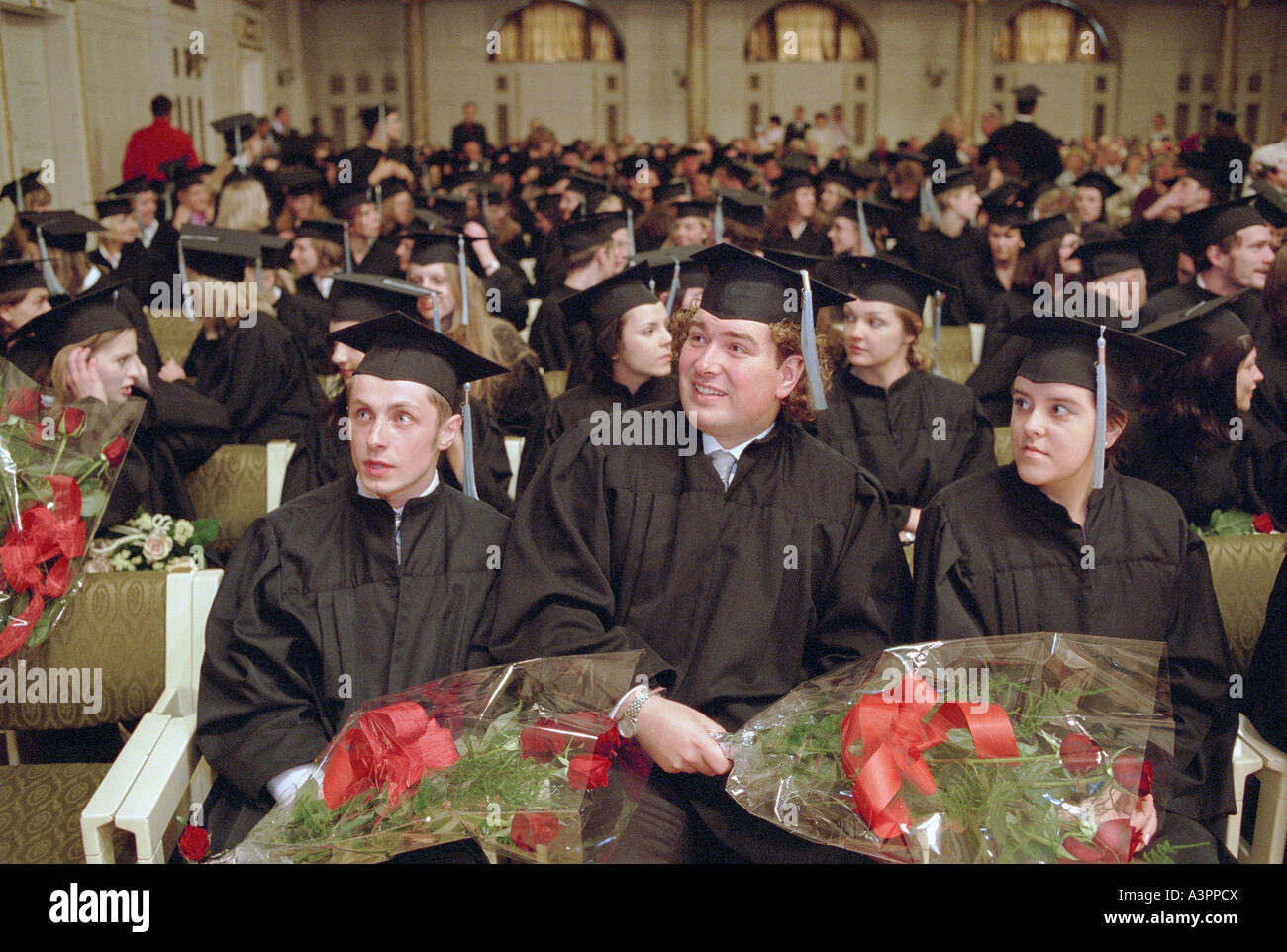 Students at graduation ceremony in Poznan, Poland Stock Photo - Alamy