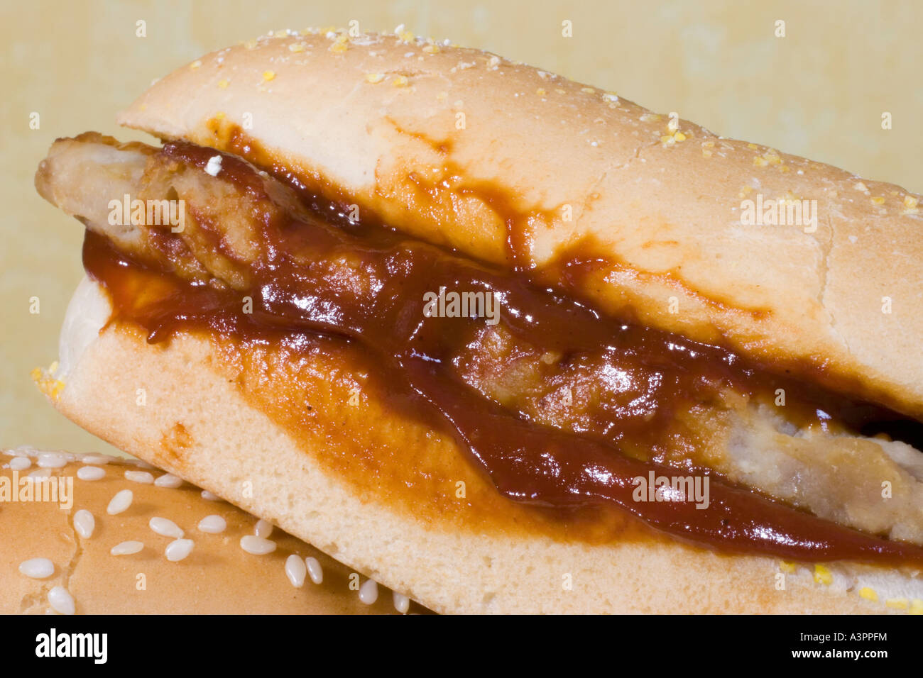 Hamburger Fast Food Stock Photo - Alamy