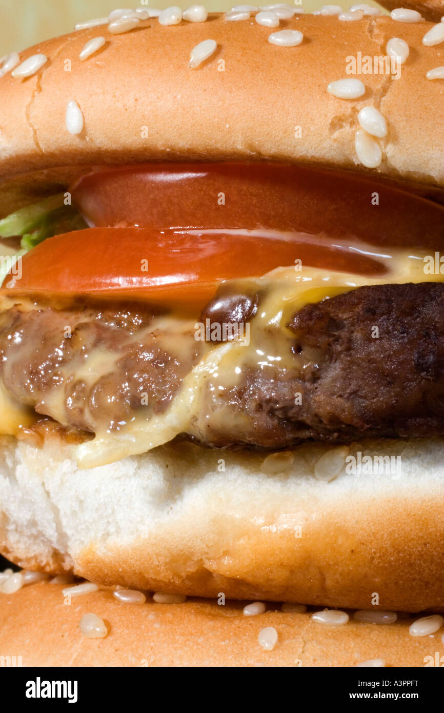 Hamburger Fast Food Stock Photo - Alamy