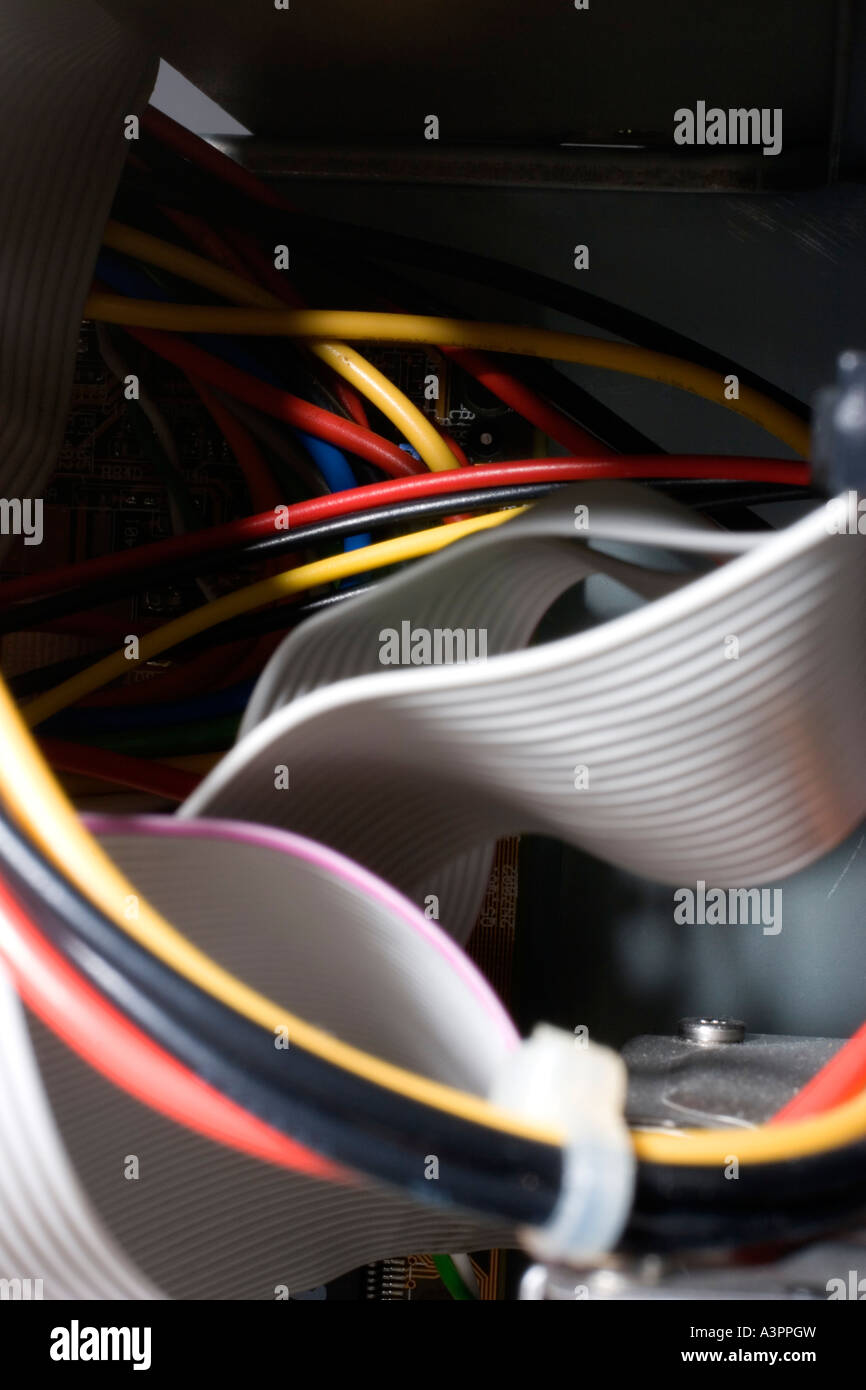 Computer Kabel cable Stock Photo - Alamy