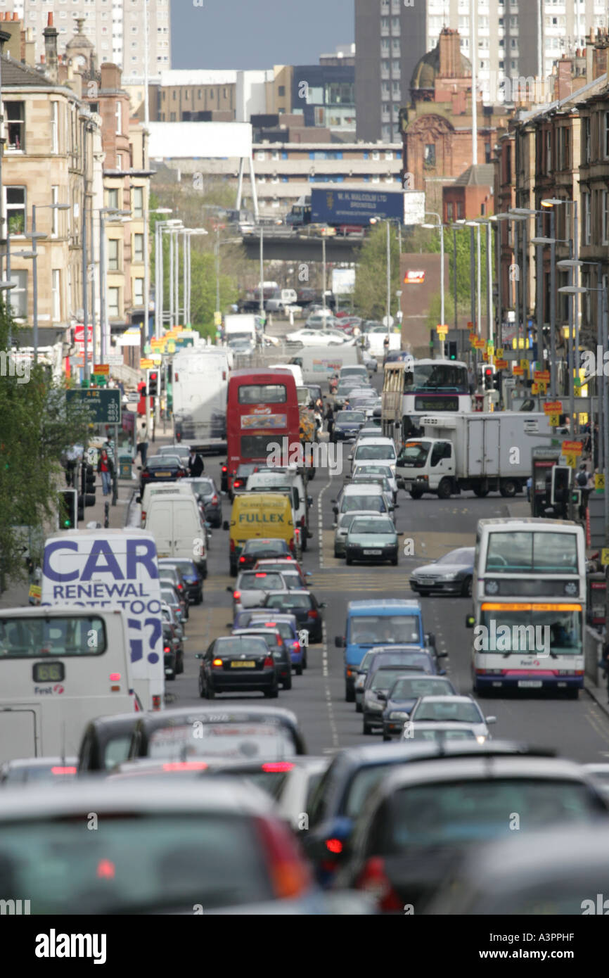 Congestion traffic glasgow hi-res stock photography and images - Alamy