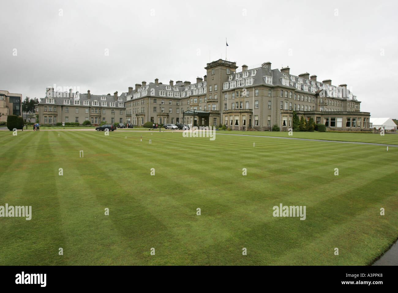 Gleneagles hotel and Golf course in Perthshire, Scotland Stock Photo ...