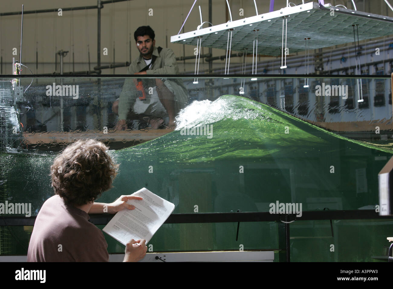 Gregory Payne, PhD student carrying out Wave Power Conversion research ...