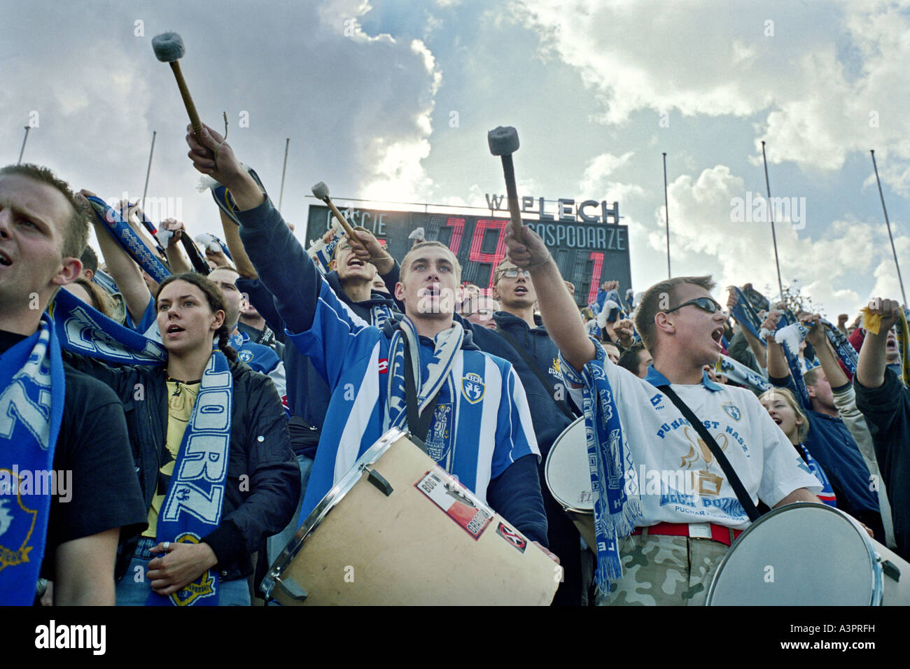 Lech poznan football club fan hi-res stock photography and images - Alamy