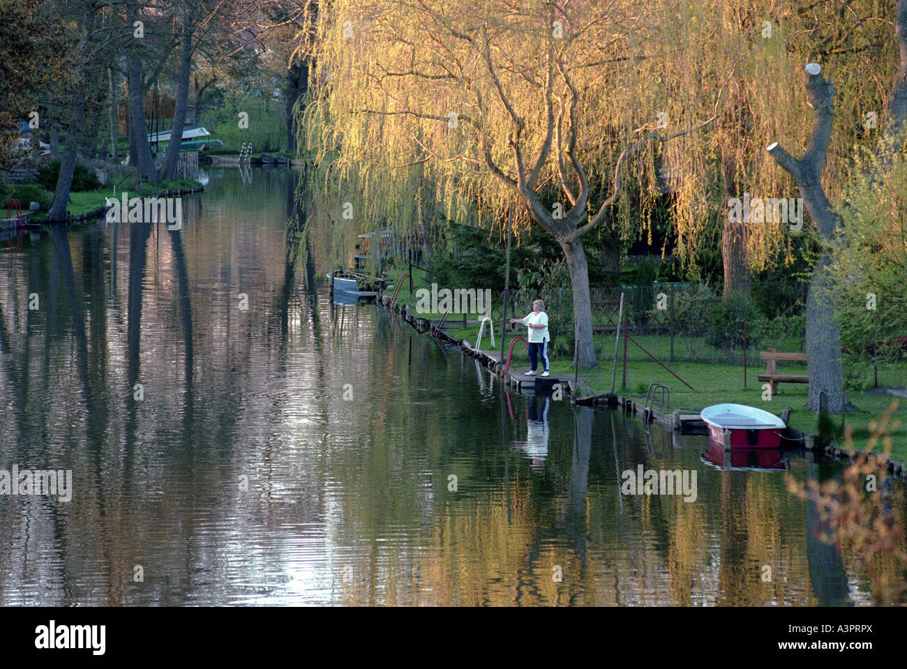 The river Rhin in Alt Ruppin, Germany Stock Photo - Alamy