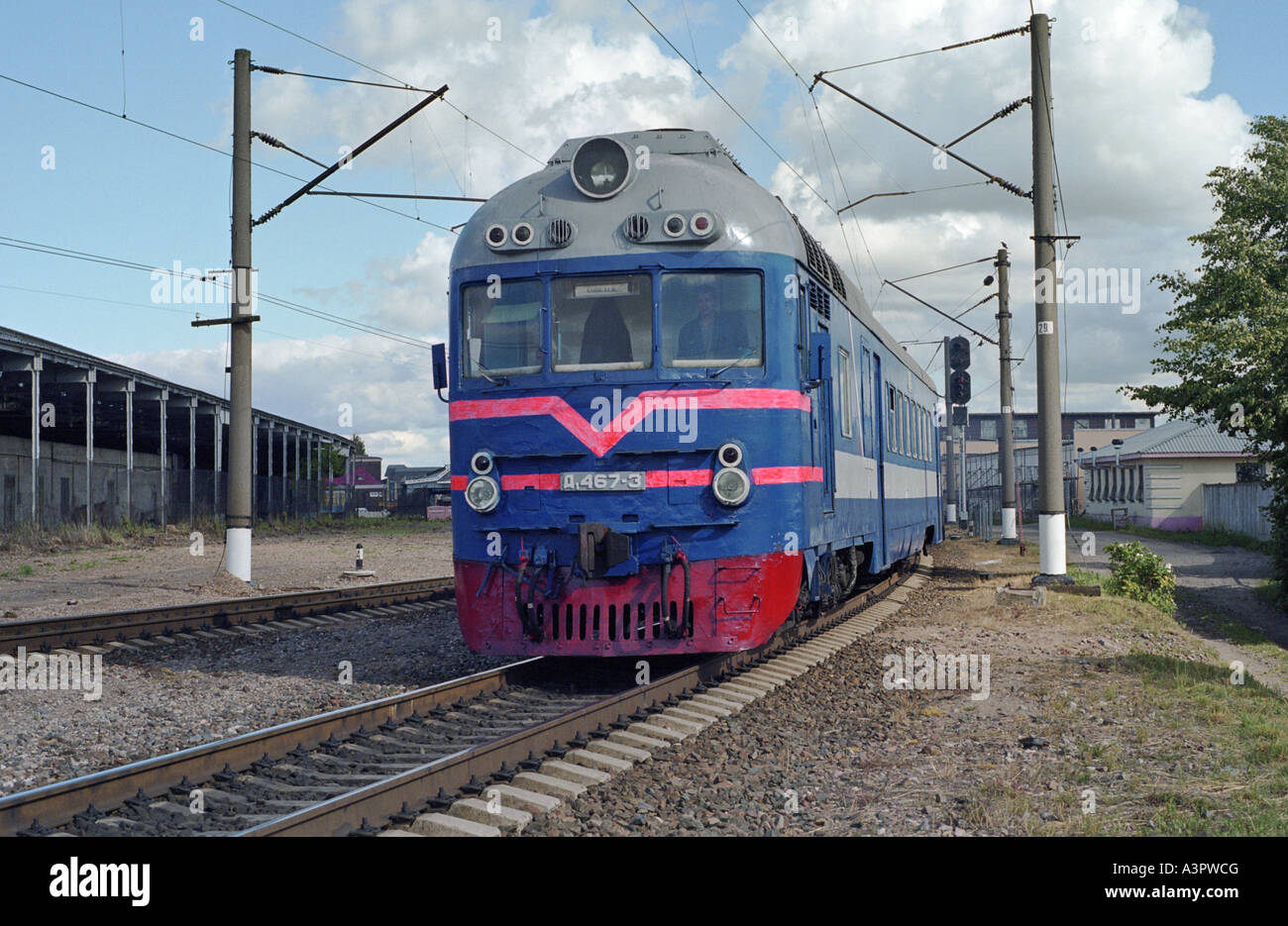 A Russian passenger train, Kaliningrad, Russia Stock Photo - Alamy