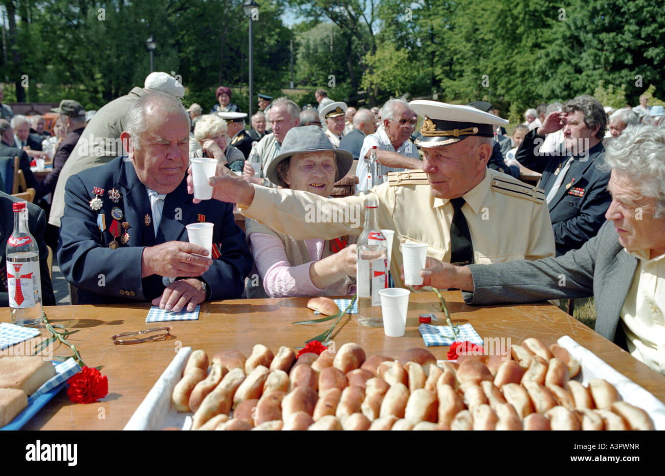 Veterans of the Red Army, Kaliningrad, Russia Stock Photo - Alamy