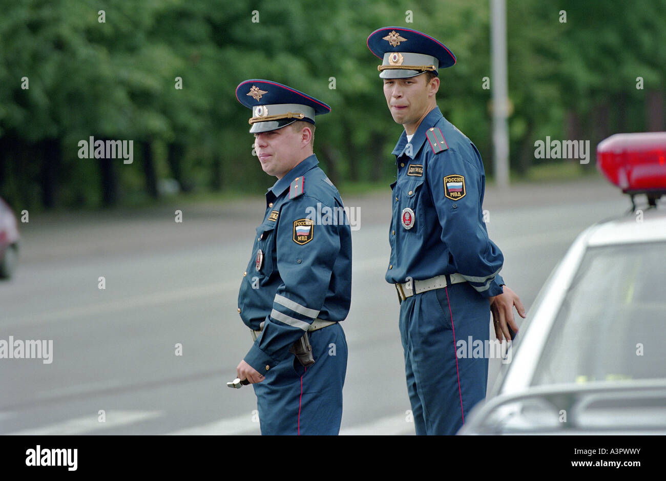 Traffic militiamen hi-res stock photography and images - Alamy