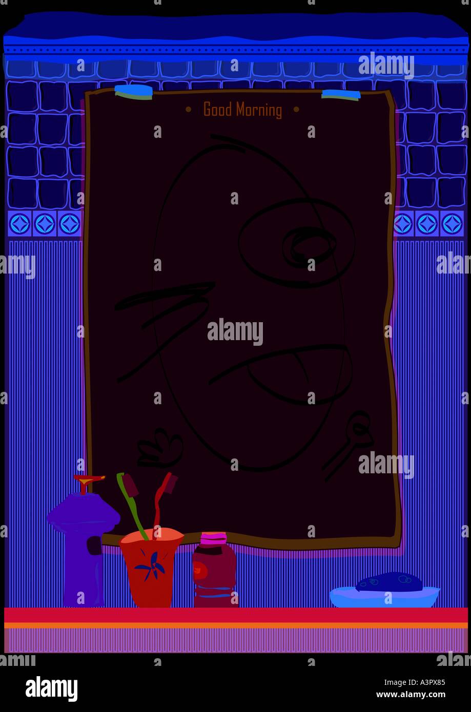 Illustration Cute Borders Backgrounds Stock Photo - Alamy