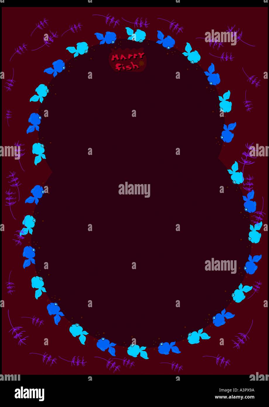 Illustration Cute Borders Backgrounds Stock Photo - Alamy