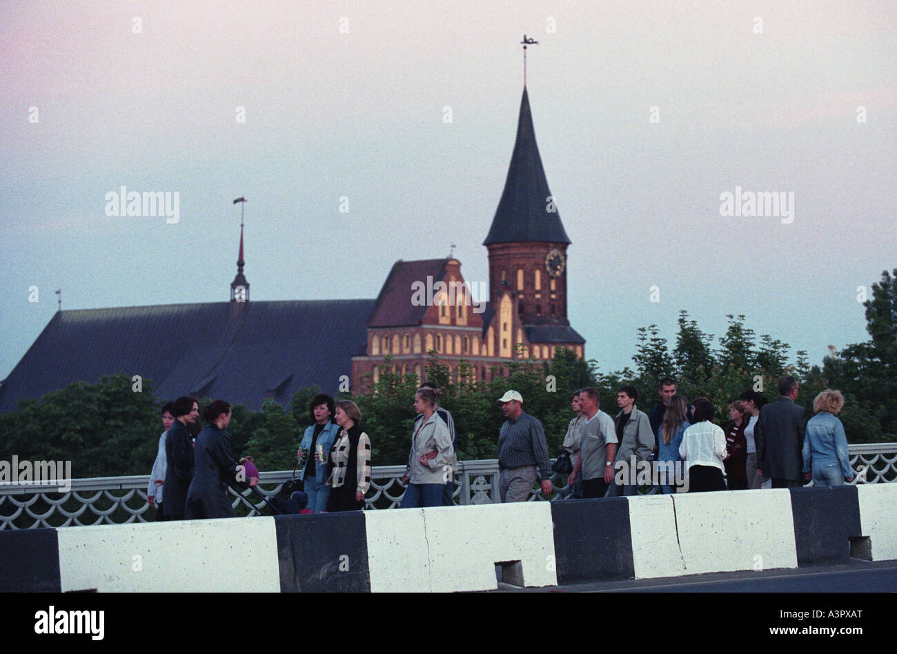 Evening street kaliningrad russia hi-res stock photography and images ...