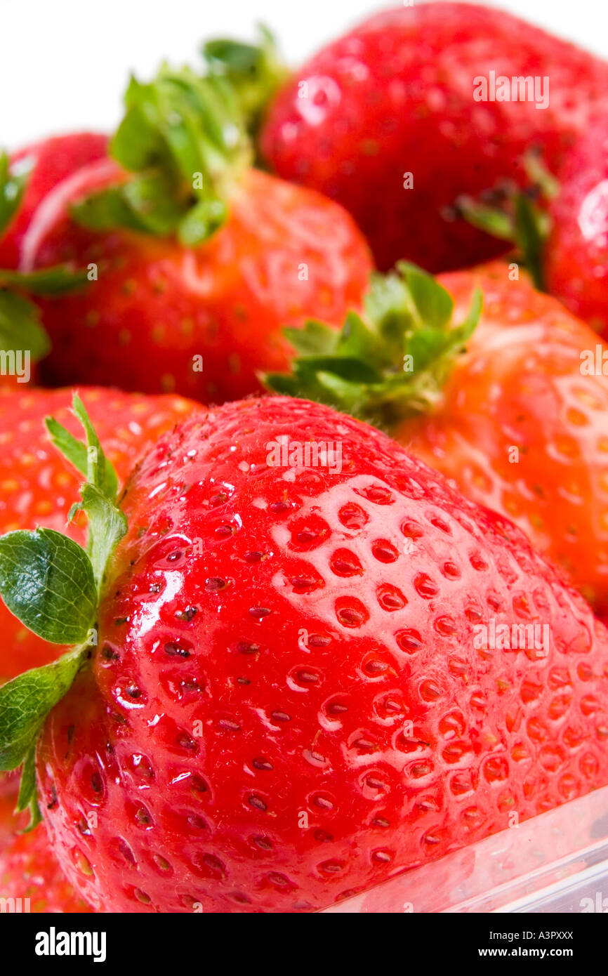 Close up of a bunch of strawberries Stock Photo - Alamy
