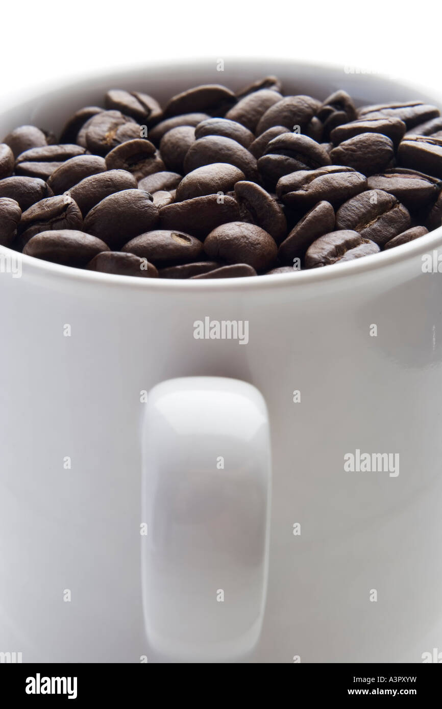 Cup coffee fresh roasted beans hi-res stock photography and images - Alamy