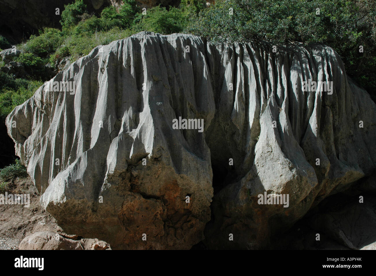 Karst rock formation in Sierra de Tramuntana Island Mallorca Baleares ...
