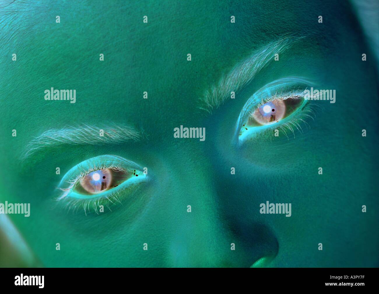 Face Close ups Stock Photo - Alamy