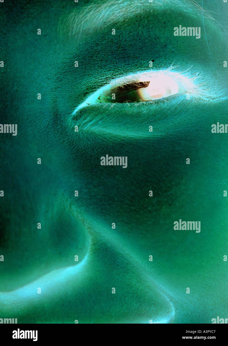 Face Close ups Stock Photo - Alamy