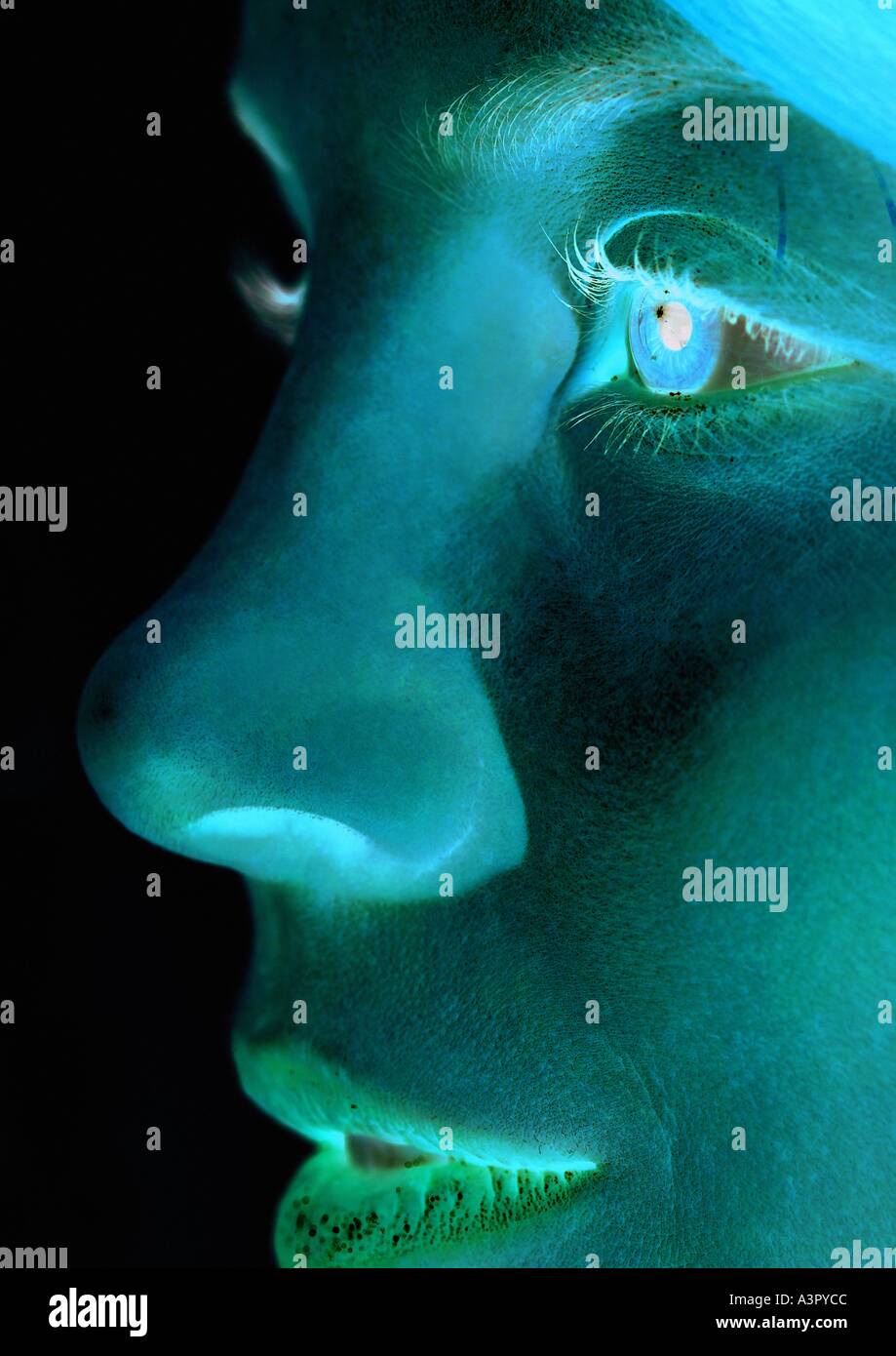 Face Close ups Stock Photo - Alamy