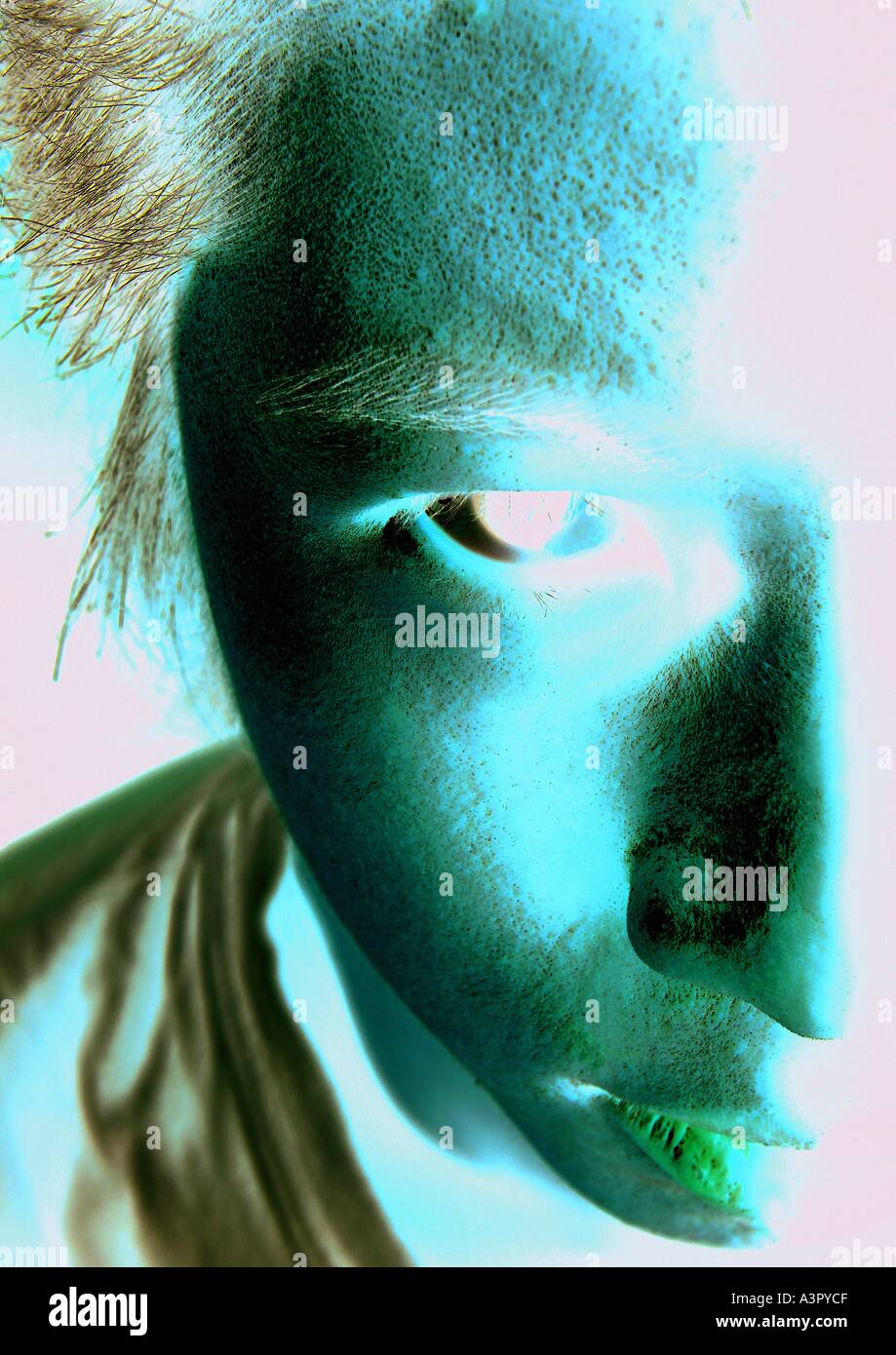 Face Close ups Stock Photo - Alamy