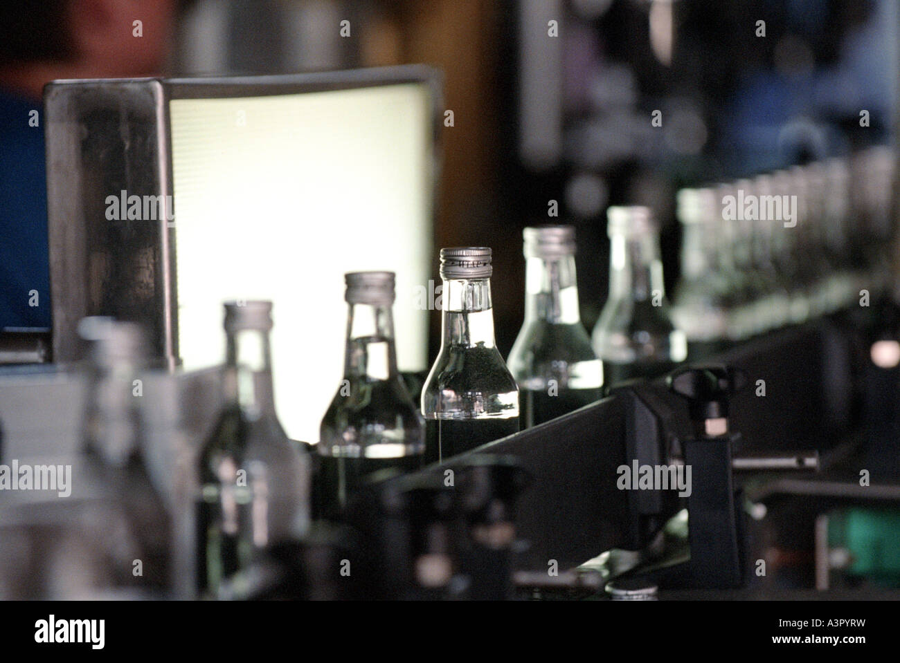 Vodka production in the OOO Itar factory, Kaliningrad, Russia Stock ...