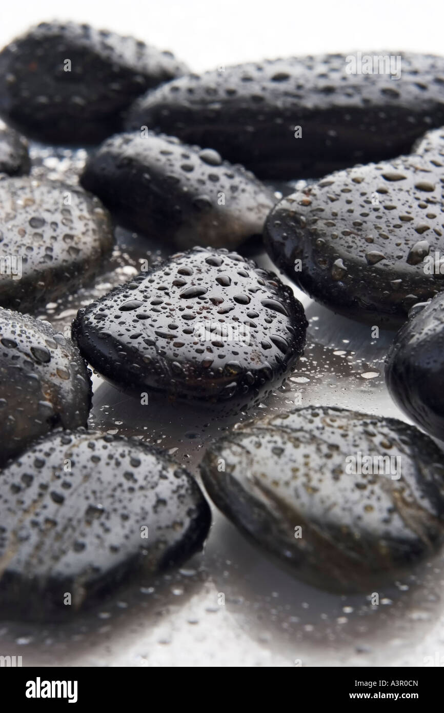 Lastone therapy stones Stock Photo - Alamy