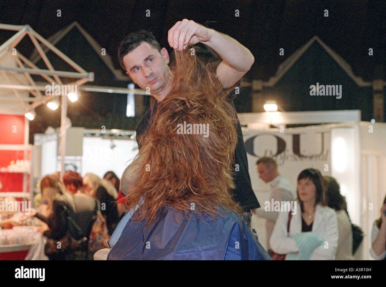 Hair stage hairdresser show hi-res stock photography and images - Alamy