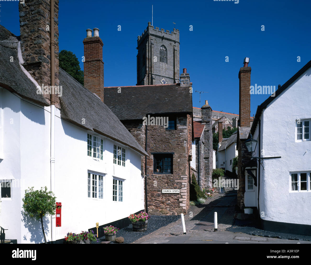 Somerset minehead church steps hi-res stock photography and images - Alamy