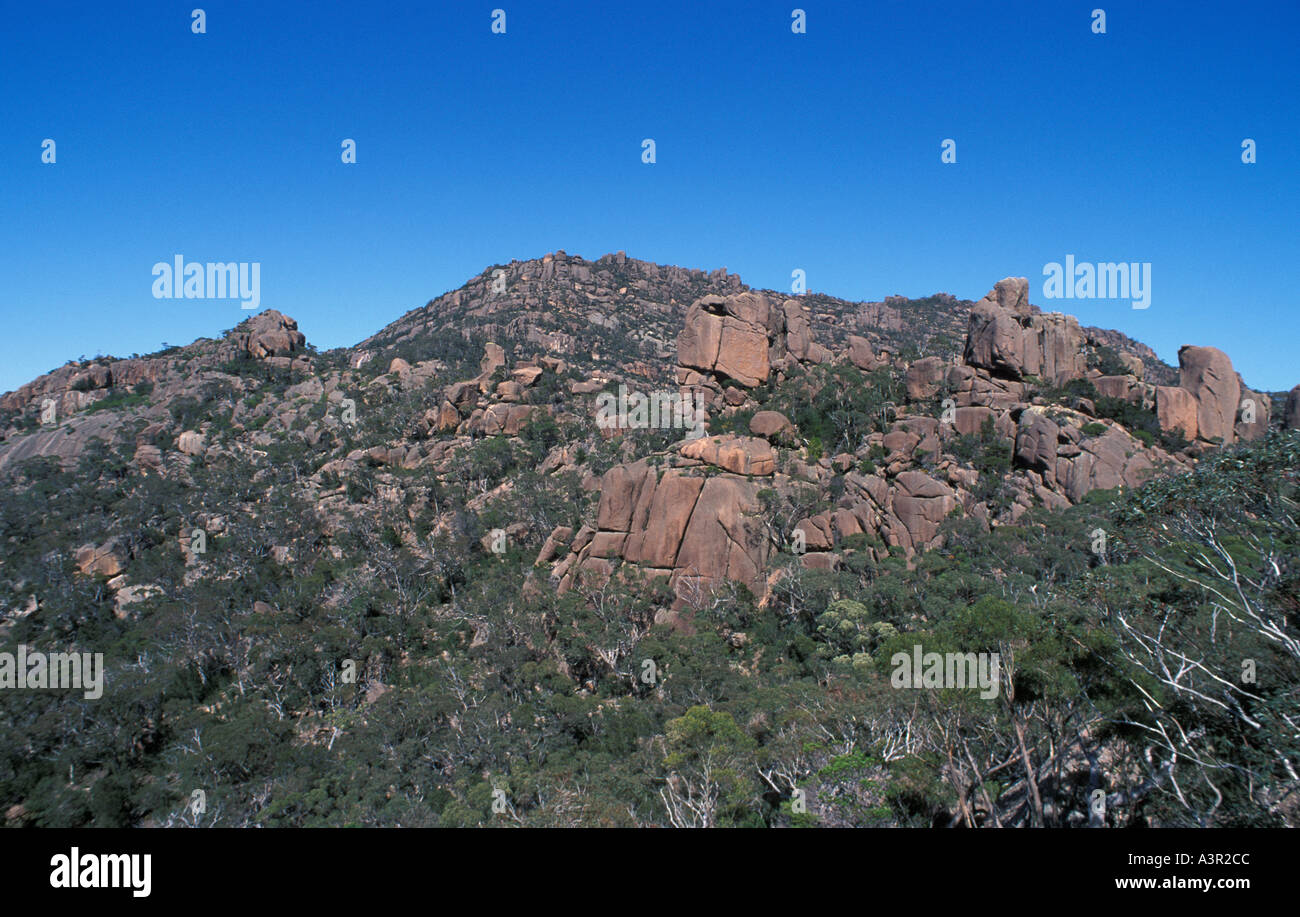 Mount Mayson in the Freycinet range Tasmania Stock Photo - Alamy