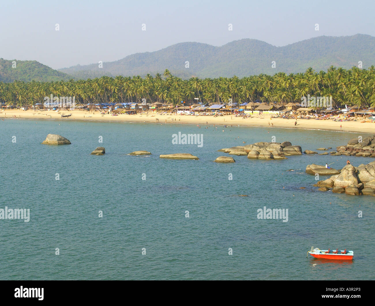 Palolem beach in the south of the Goa state, in India Stock Photo - Alamy