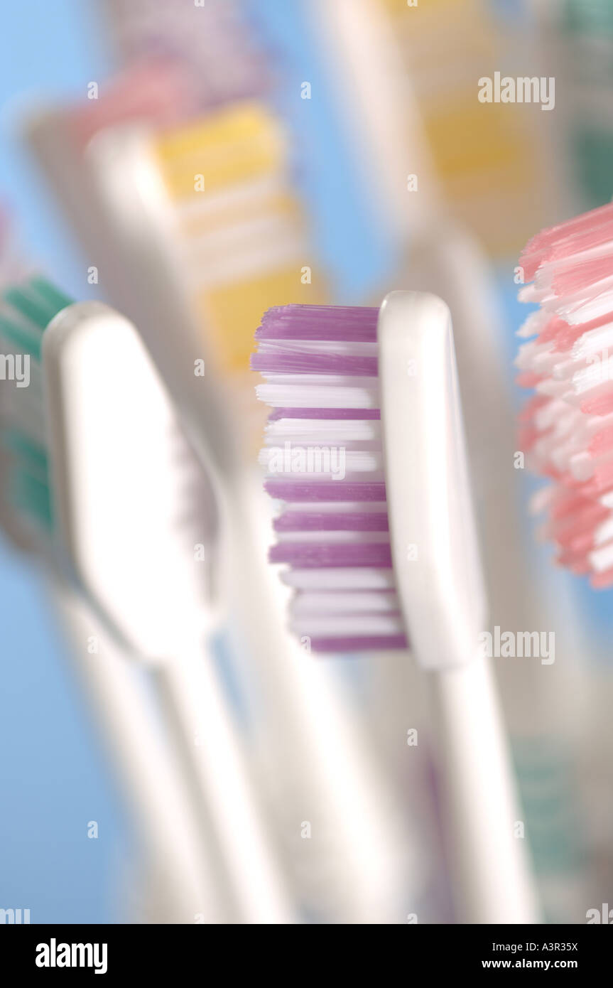 Variety of colourful toothbrush Stock Photo - Alamy