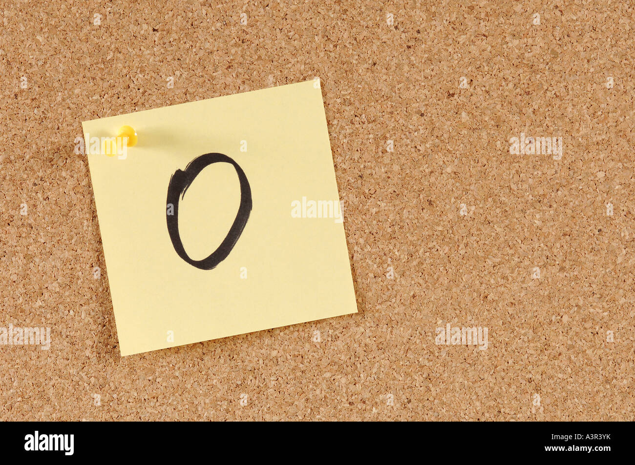 Message cork board with alphabet letters Stock Photo - Alamy