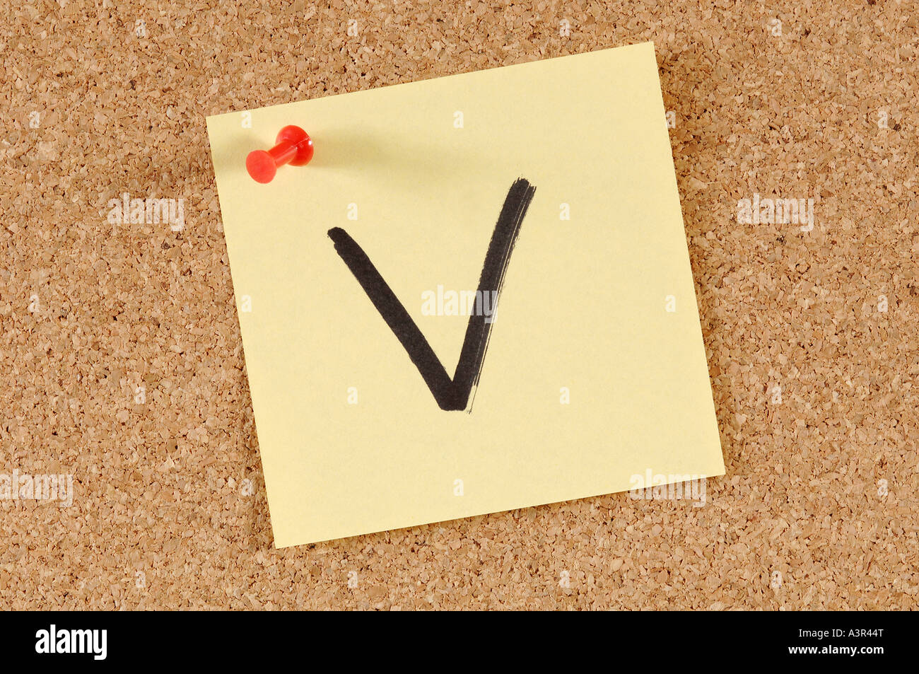 Message cork board with alphabet letters Stock Photo - Alamy