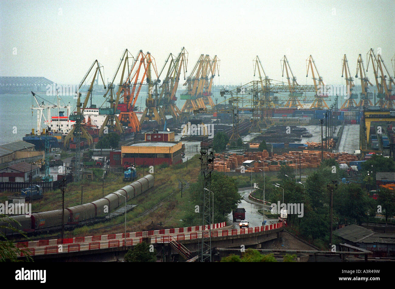 The harbour in Constanta, Romania Stock Photo - Alamy